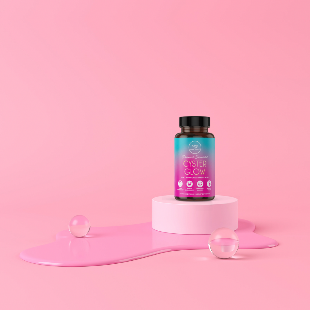 Cyster Glow – Myo Inositol & D-Chiro Inositol PCOS Supplement – HerbKrave